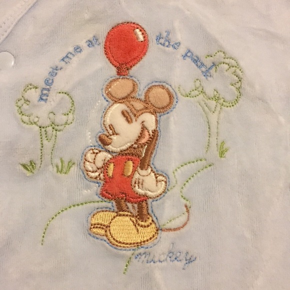 Disney | One Pieces | Adorable Walt Disney Mickey Mouse Infant Sleeper ...